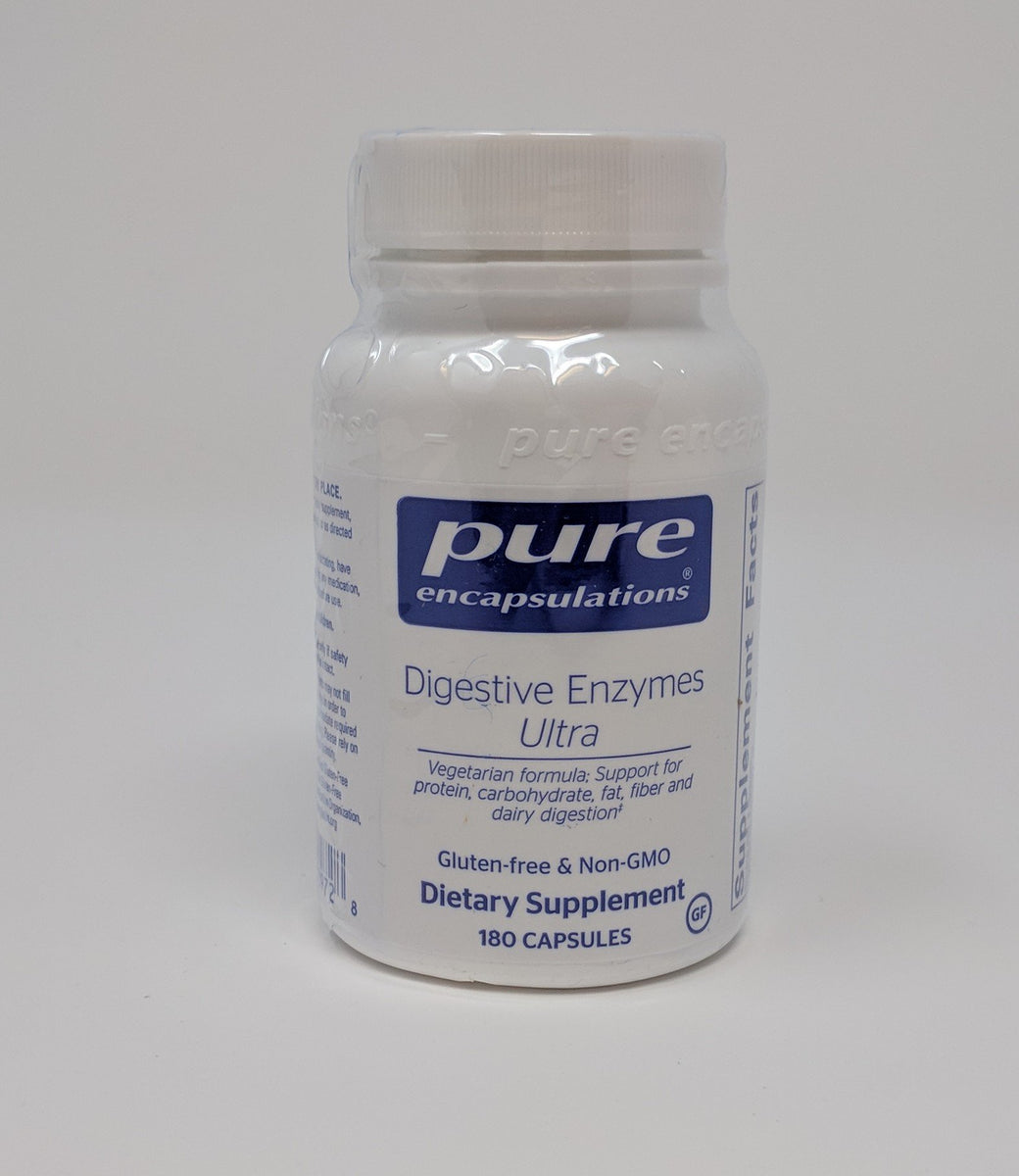 Digestive Enzymes Ultra by Pure Encapsulations 180 Caps. Vegetarian Fo ...