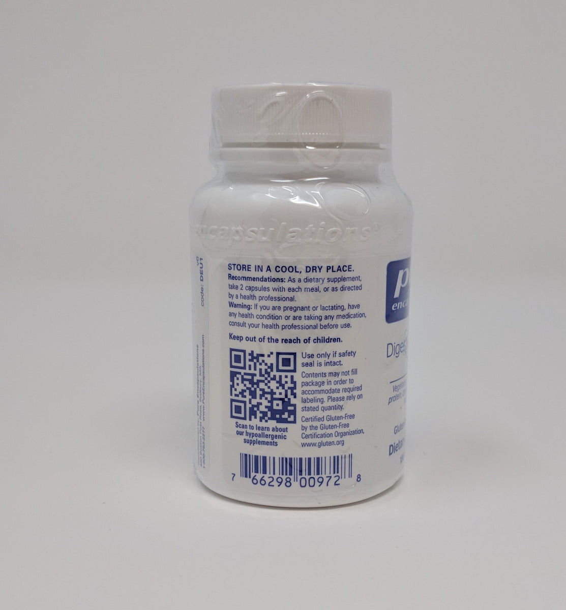 Digestive Enzymes Ultra by Pure Encapsulations 180 Caps. Vegetarian Fo ...