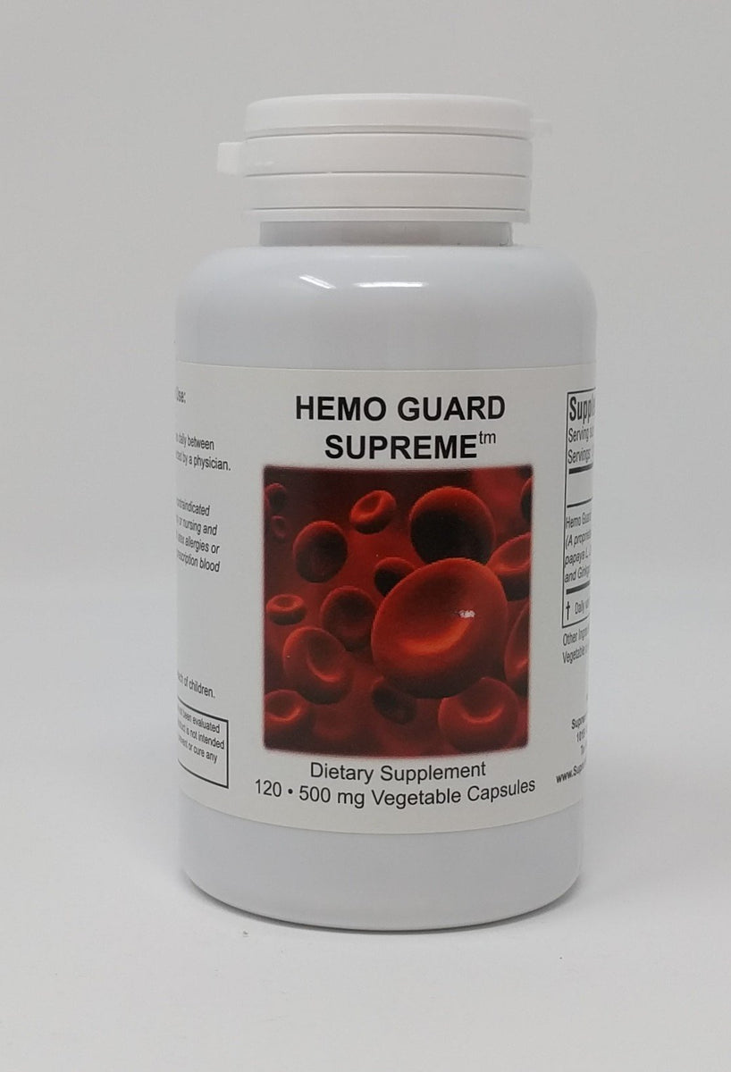 HemoGuard Supreme by Supreme Nutrition. Anti-inflammatory. Inhibits Cl ...