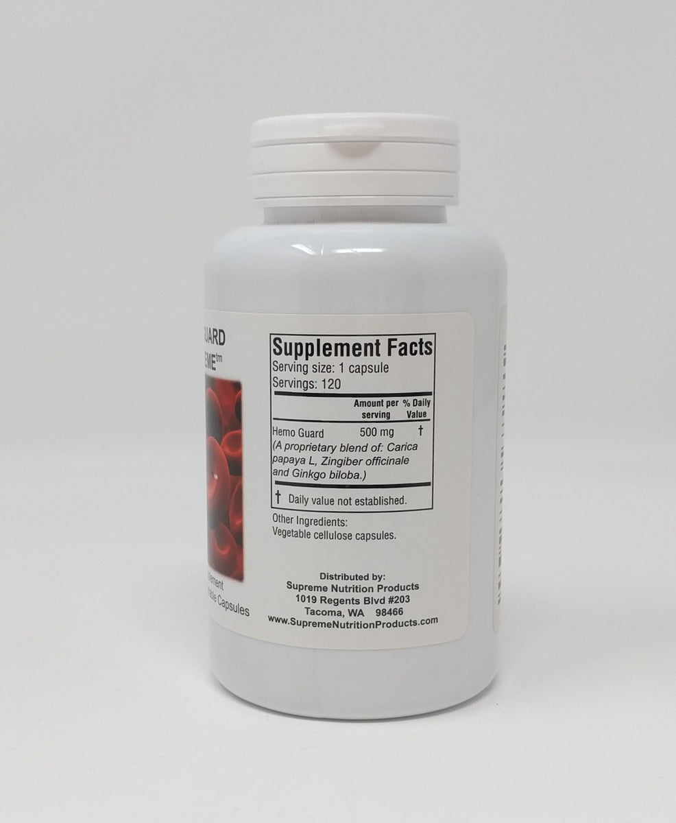 HemoGuard Supreme by Supreme Nutrition. Anti-inflammatory. Inhibits Cl ...